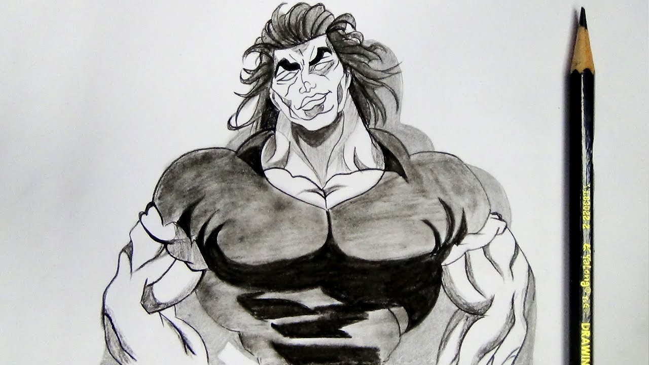 How To Draw Yujiro Hanma | Step By Step | Baki - YouTube