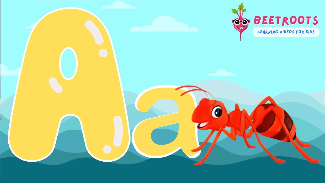 Phonics Song with THREE Words - A For ANT - ABC Alphabet for Children ...
