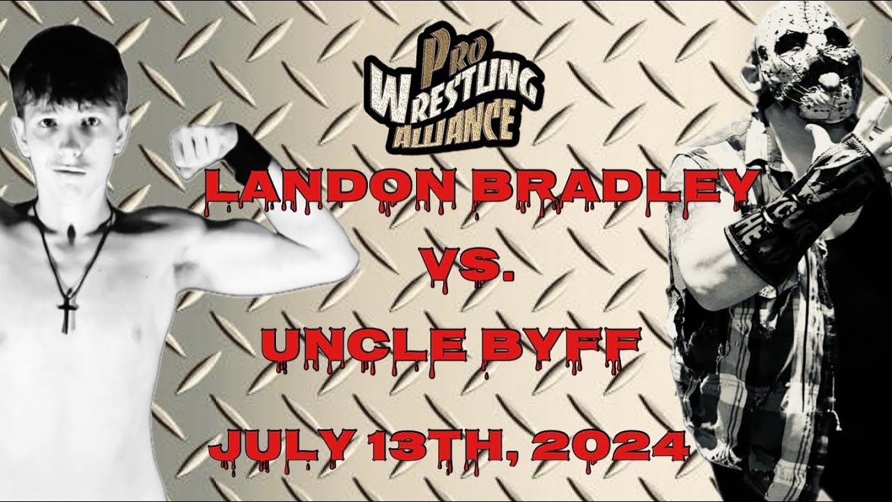 PWA Wrestling Landon Bradley vs Uncle Byff (7-13-24) - YouTube
