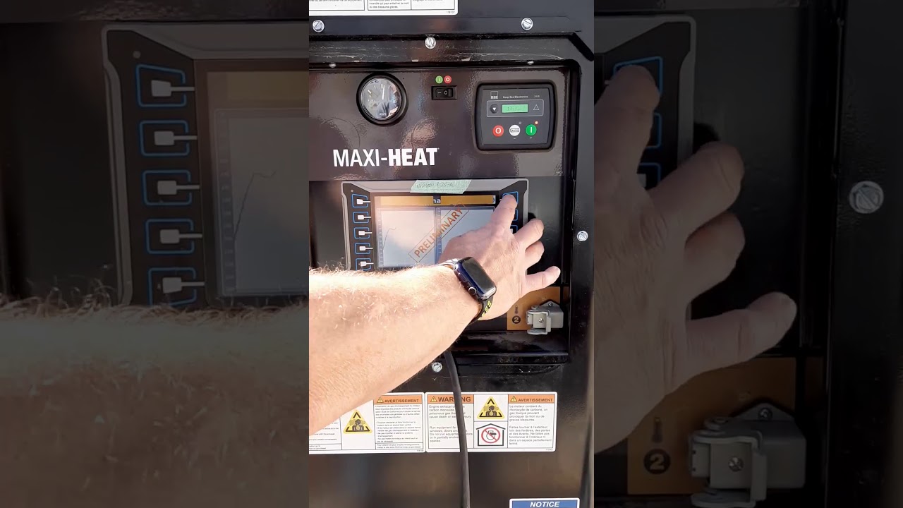 Maxi-Heat® 1M BTU Thermostat Operation - YouTube