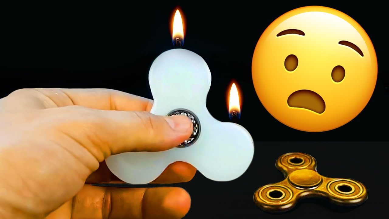 6 AMAZING AND EASY DIY SPINNERS || CANDLE FIDGET SPINNER - YouTube