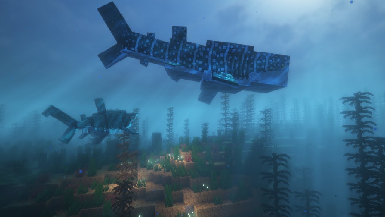 This mod adds sharks to minecraft! - YouTube