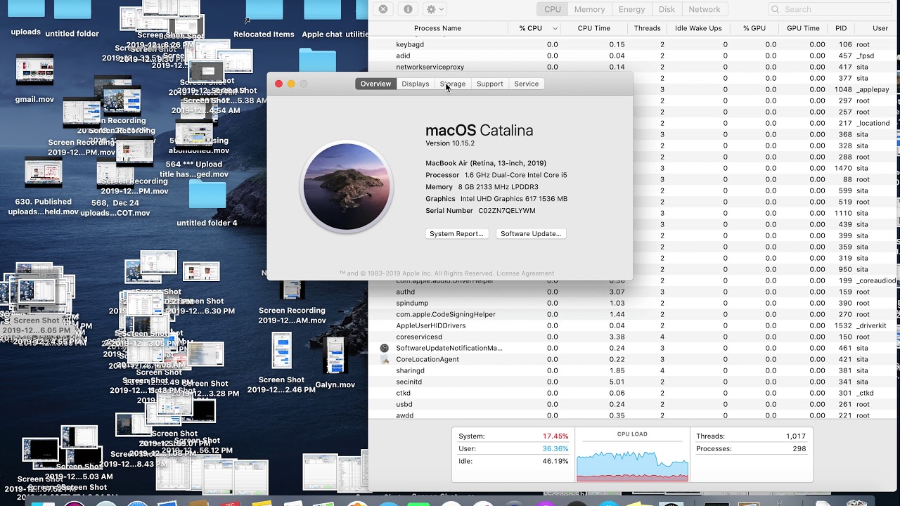 799. Heavy CPU load + Activity Monitor - YouTube