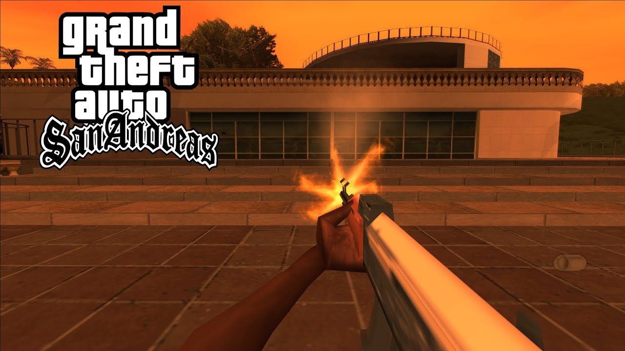 Grand Theft Auto San Andreas - All Weapons with First Person mod ...