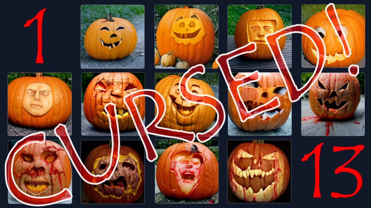 Halloween Cursed Pumpkins (Ranked 1 to 13) - YouTube