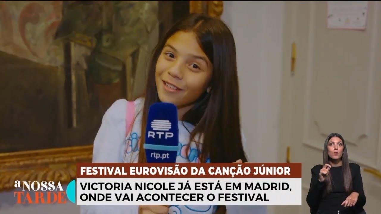 Victoria Nicole (🇵🇹 JESC 2024) on A Nossa Tarde (13/11/2024) - YouTube