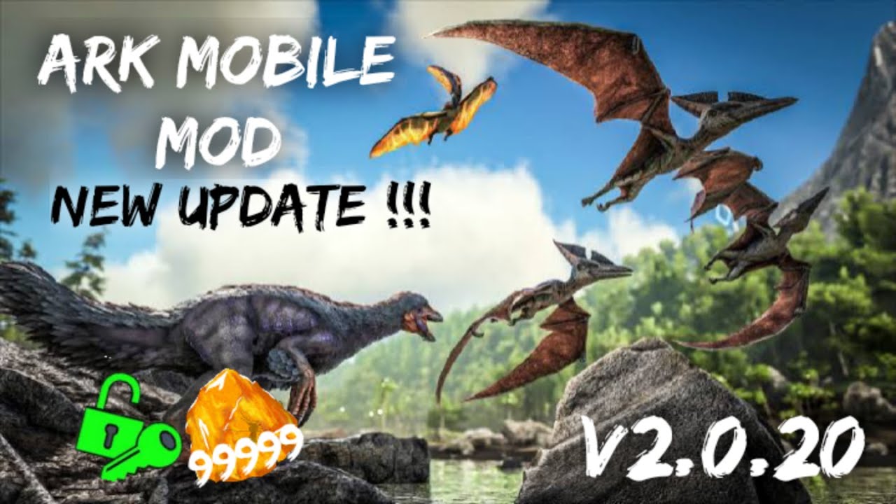 DOWNLOAD ARK MOBILE MOD TERBARU V2.0.20 !!! NEW 2020 🔥 - Ark Survival ...