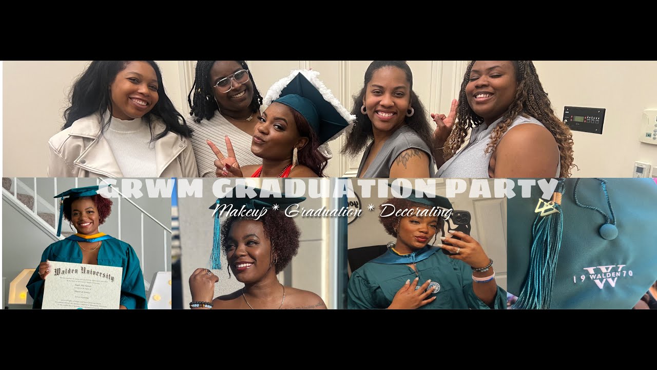 GRWM for My Graduation Party - YouTube