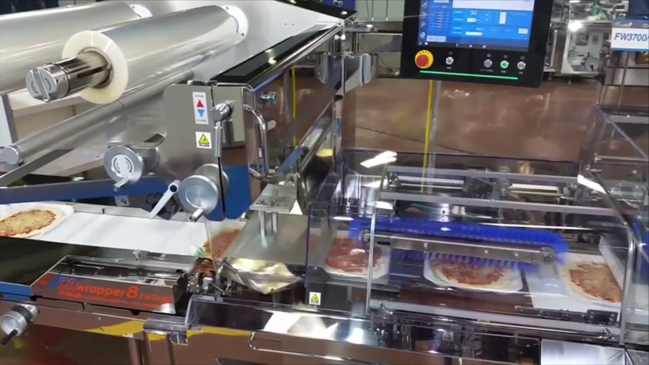Fresh Pizza Packaging | Pizza Flow Wrapping UK - YouTube