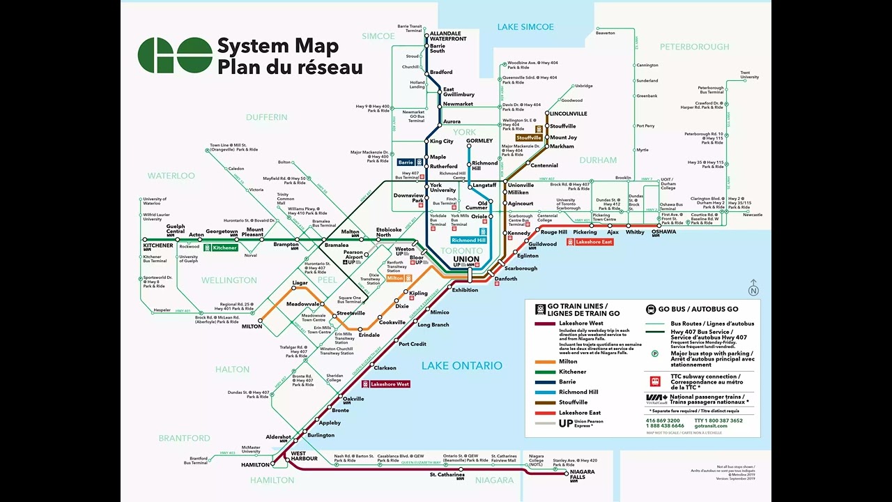 Go Train Map