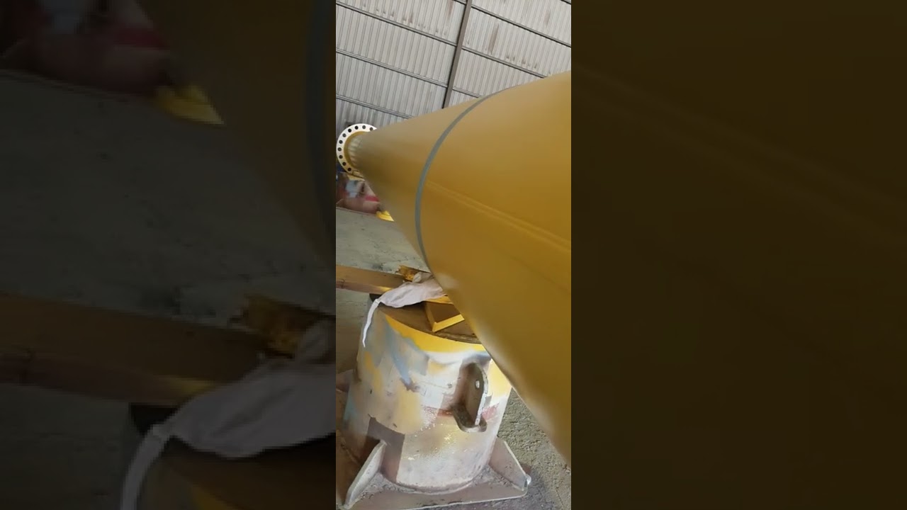 Final inspection of large spool APCS-1B | RAL 1023 | JOTUN HARDTOP ...