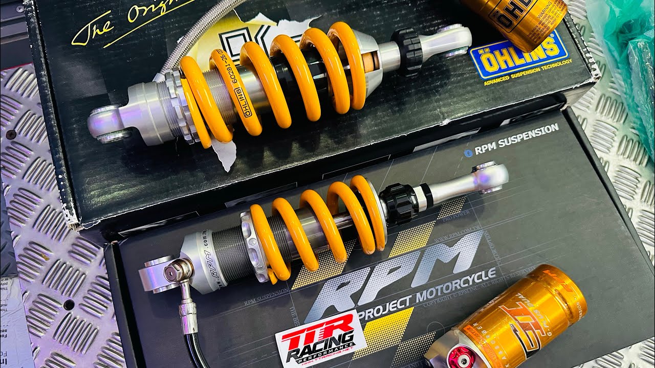 Phuộc sau RPM vs Ohlins | Trọng Tín Vlogs - YouTube