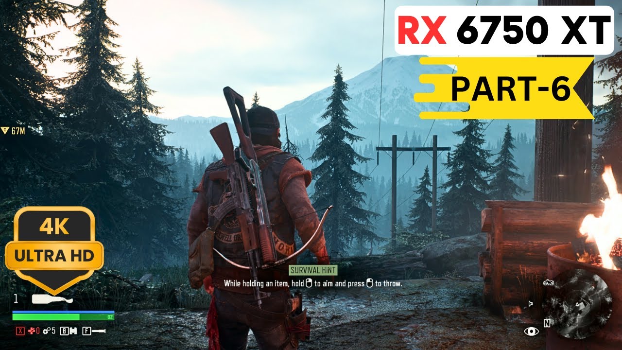 Ultra Realistic Graphic Gameplay Days Gone Gameplay Rx 6750 Xt
