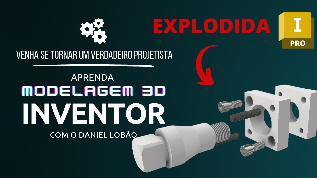 Modelagem 3d INVENTOR VISTA EXPLODIDA #autodesk #12 - YouTube