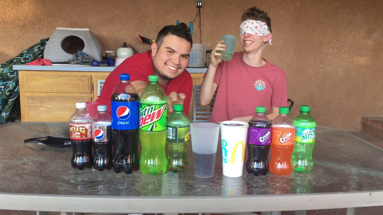Blindfolded Soda Taste Test w/ LolPlayer56! - YouTube