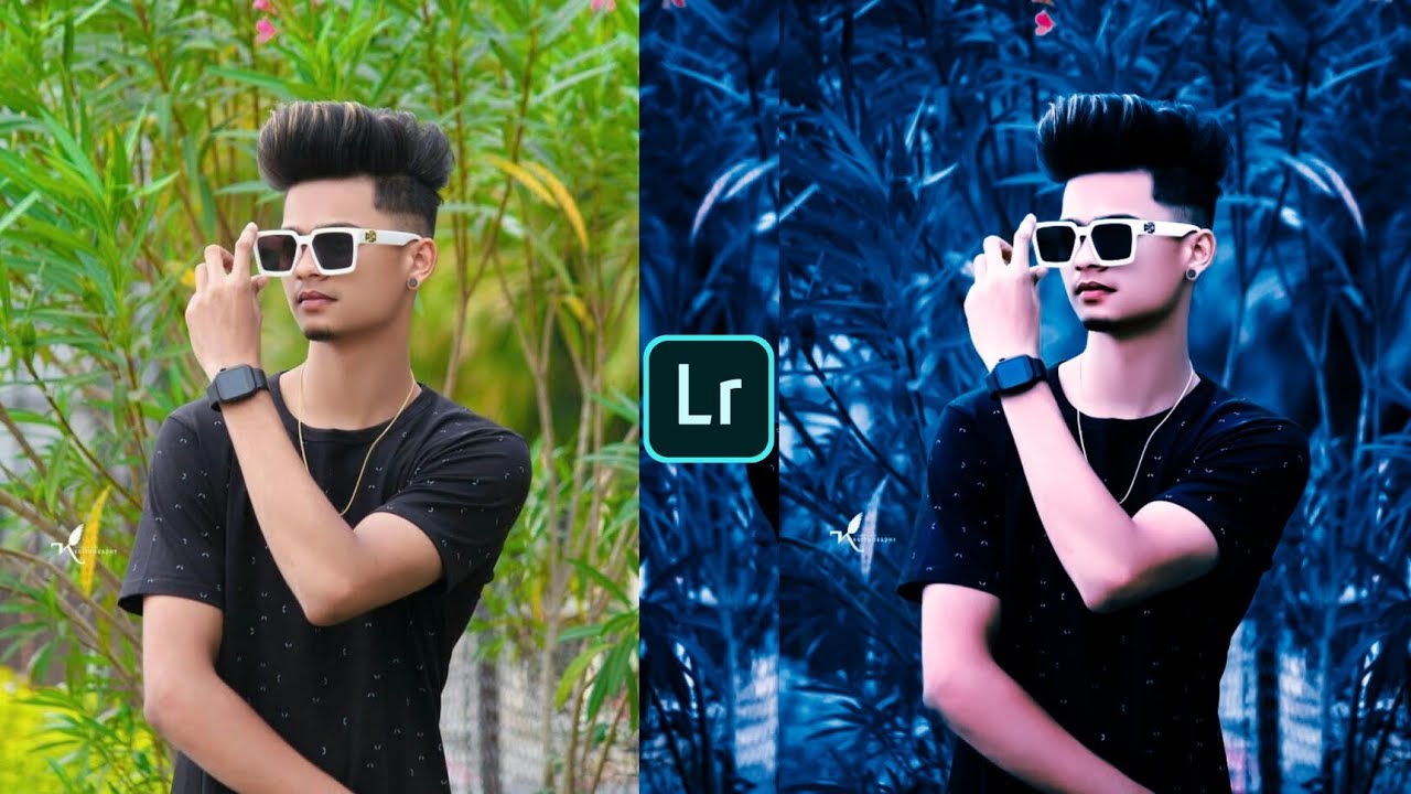 Moody Blue Effect Lightroom Photo Editing || Lightroom Blue Editing ...