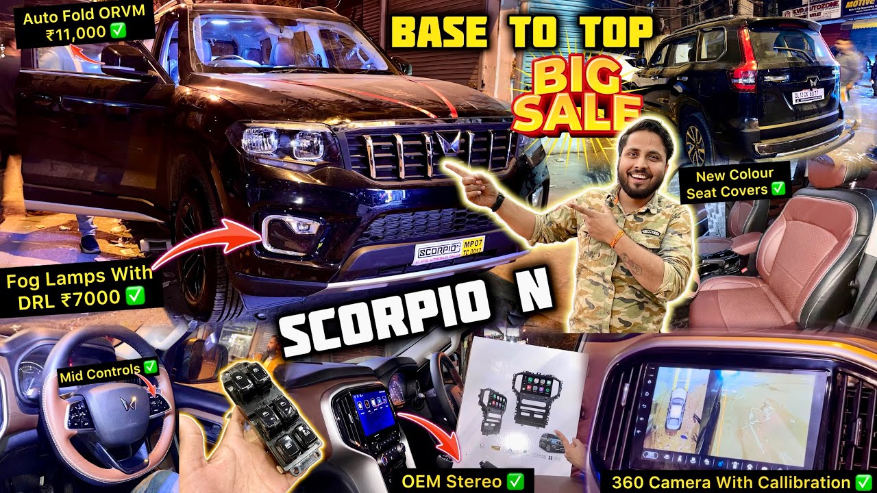 Scorpio N Z2 Base Model Modification With Price Mahindra Scorpio N Base ...