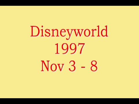 DISNEYWORLD 1997