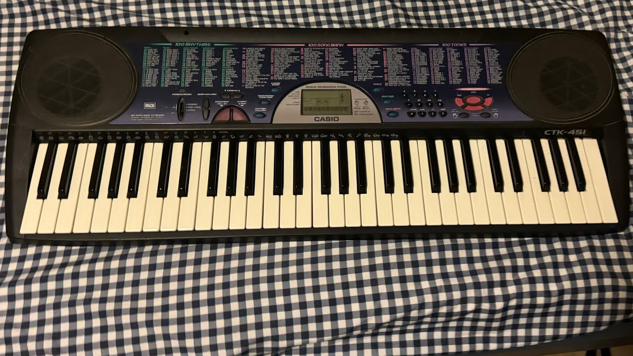 Casio CTK-451 Song Bank (Songs 31-40) Part 4/10 - YouTube