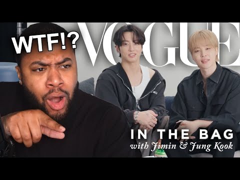 What's In BTS Jimin & Jungkook's Bag? (EXPENSIVE VOGUE JAPAN Reaction!)