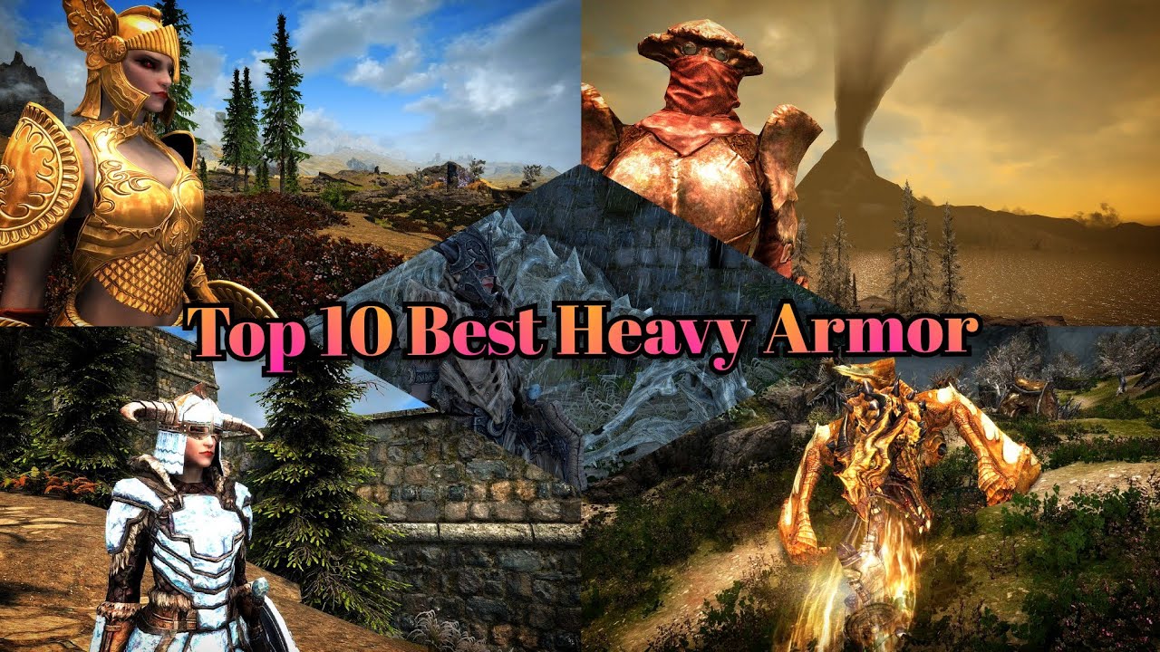 Top 10 Best Heavy Armor in Skyrim | Special Edition - YouTube