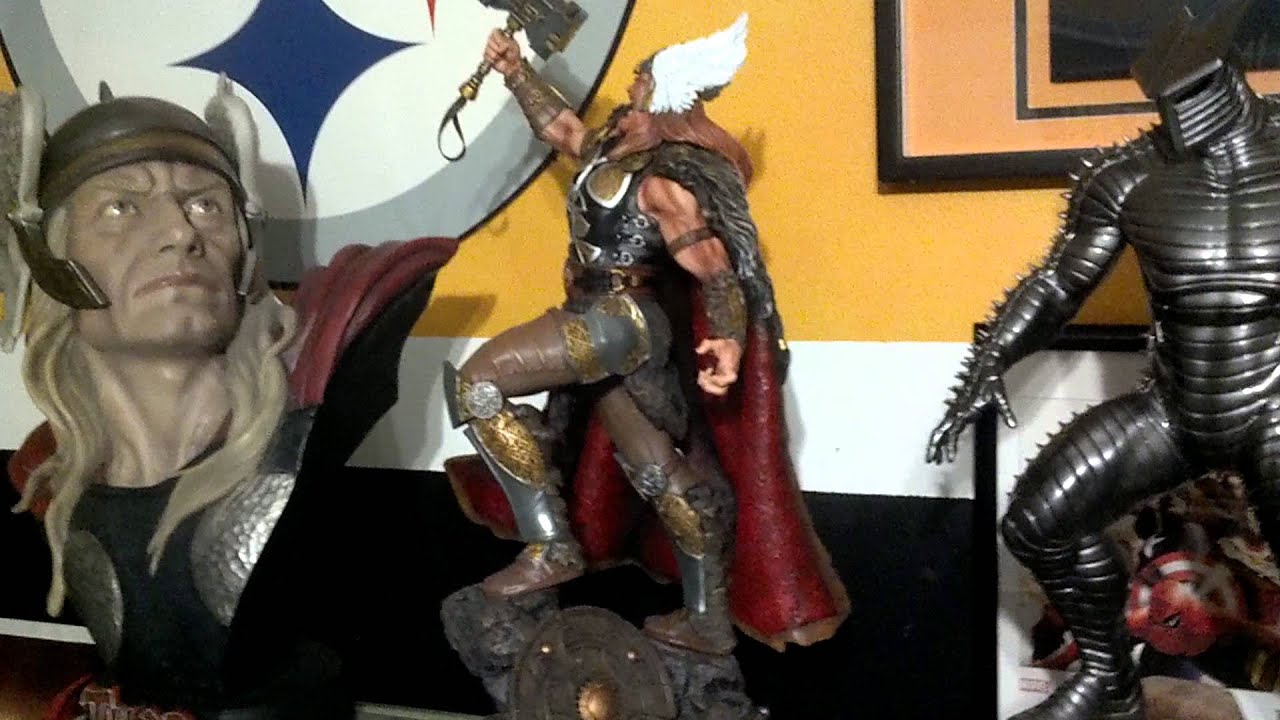 ARH Studio Thor 1/4 scale Statue review Sideshow - YouTube