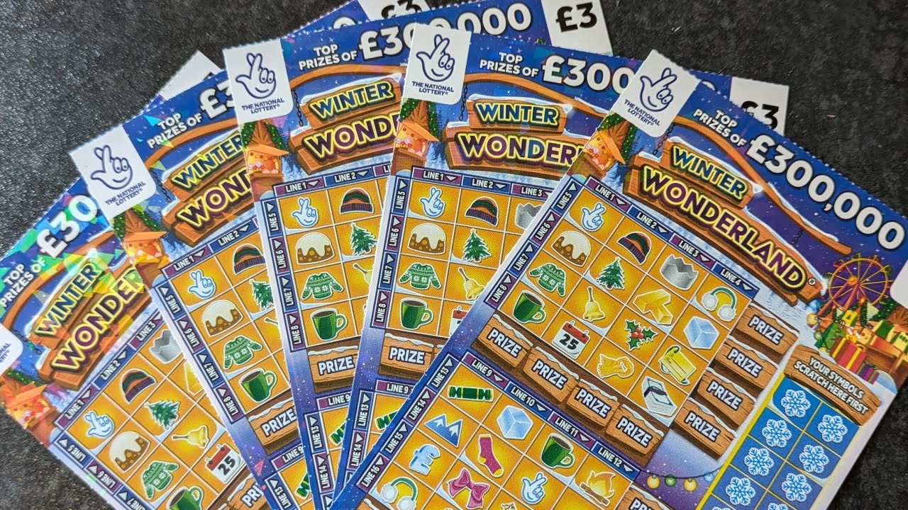 £15 of the New Winter Wonderland UK National Lottery Scratch Cards ...
