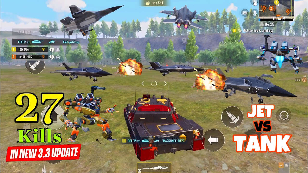 TANK Vs FIGHTER AIRCRAFT WAR🔥0.001Sec SQUAD FINISH😱payload 3.3 - YouTube