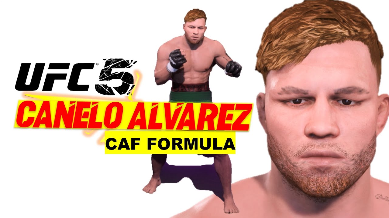How to make Canelo Alvarez in UFC 5 (CAF Formula) - YouTube
