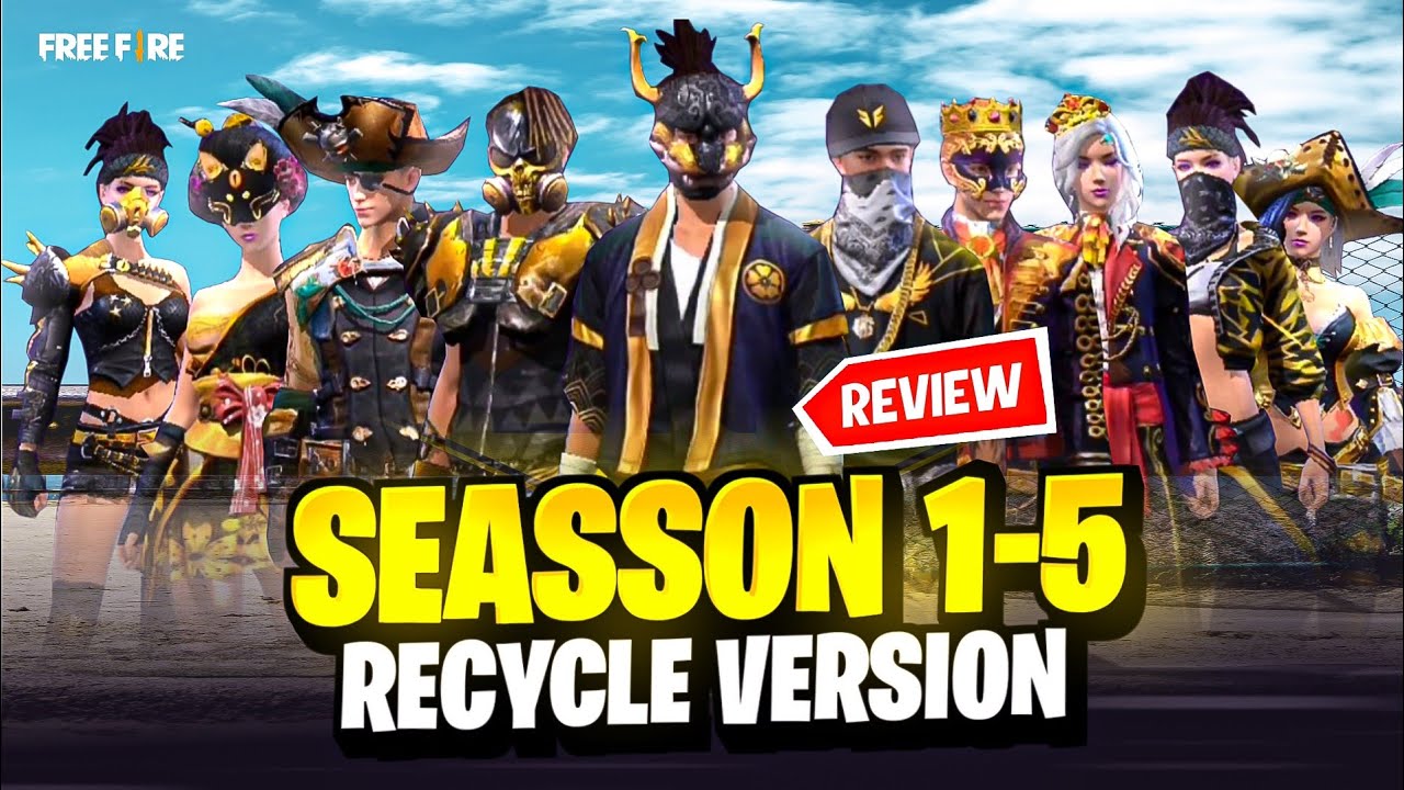Exclusive Gift Bundle Review Free Fire | s1 To s5 | New Hip Hop ...