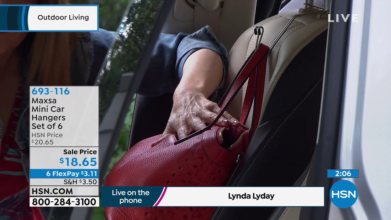 Maxsa Mini Car Hangers Set of 6 - YouTube