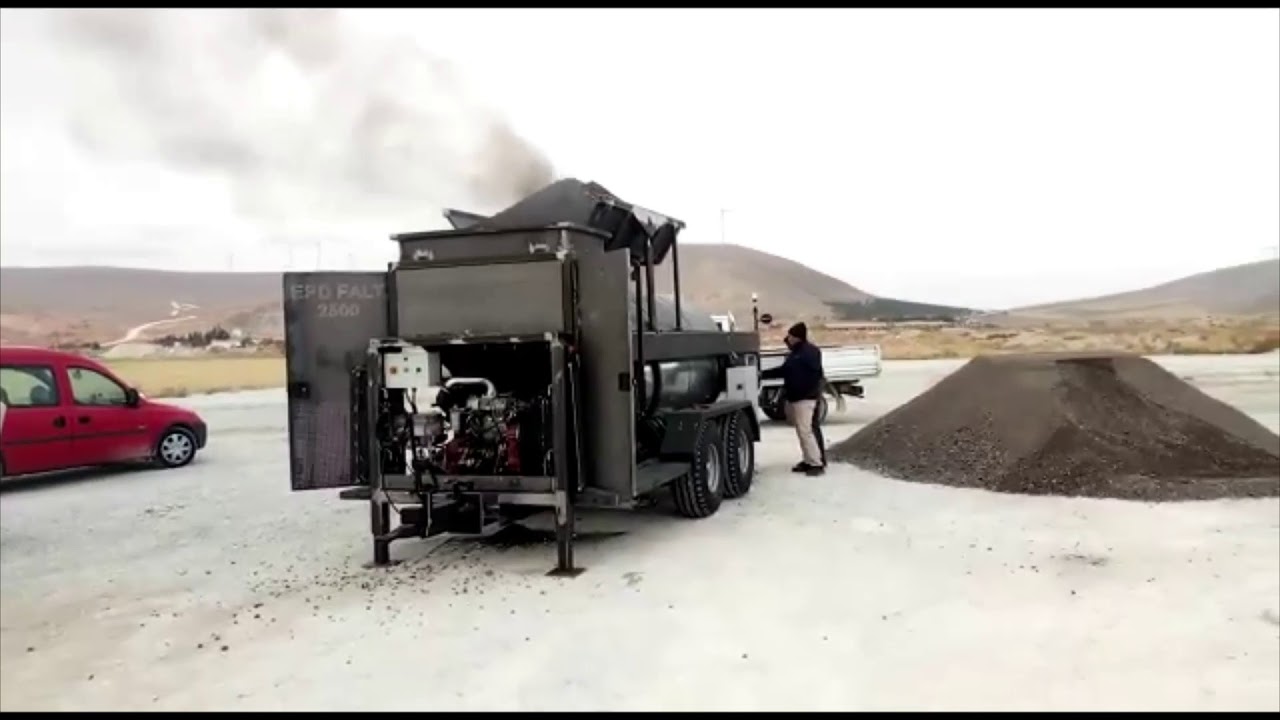 Asphalt Recycling Machine (Asfalt Geri Dönüşüm Makinesi) Erd Falt 2500 ...