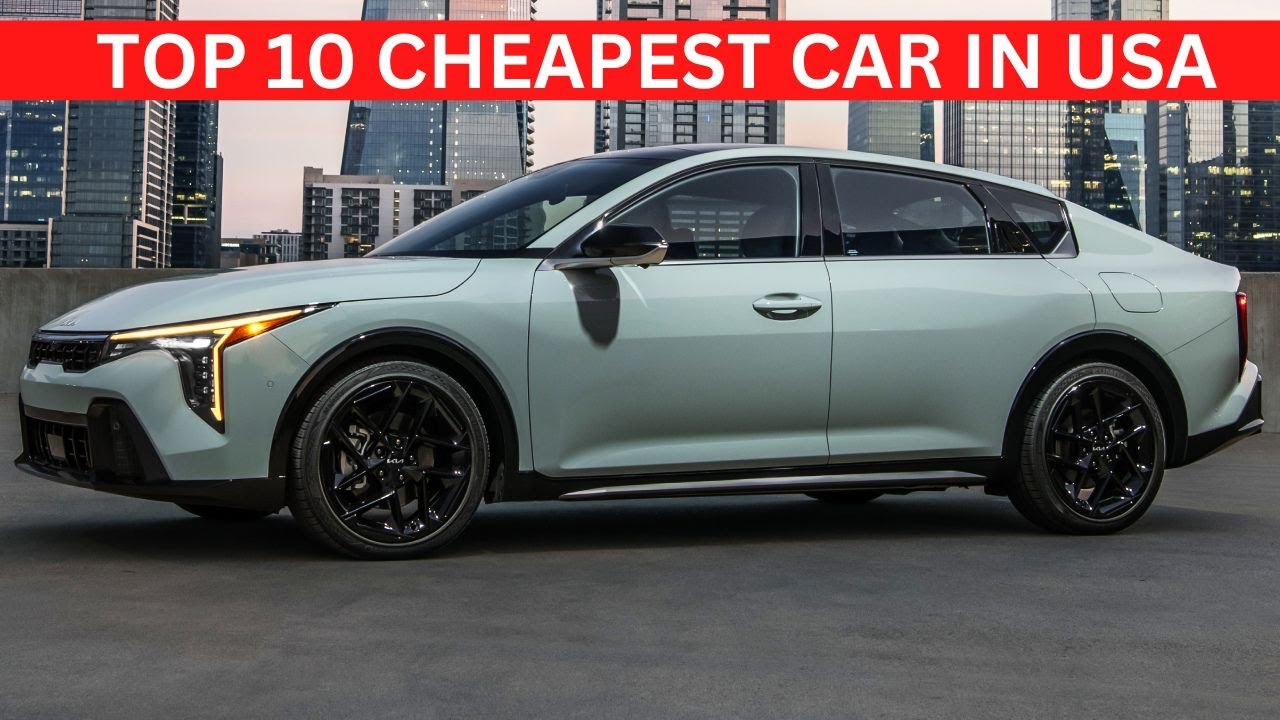 Top 10 Most Cheapest New Cars In the USA 2025 ! - YouTube