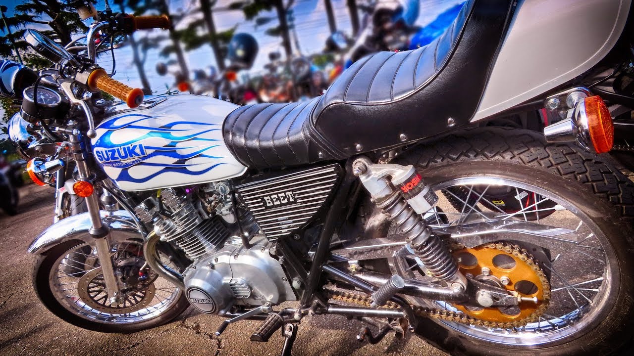 SUZUKI GS400 Custom Bike - YouTube