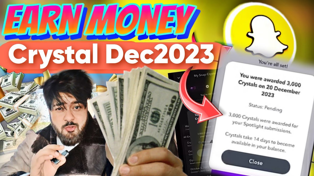 Snapchat crystal earning dec2023 | snapchat spotlight crystal earning ...