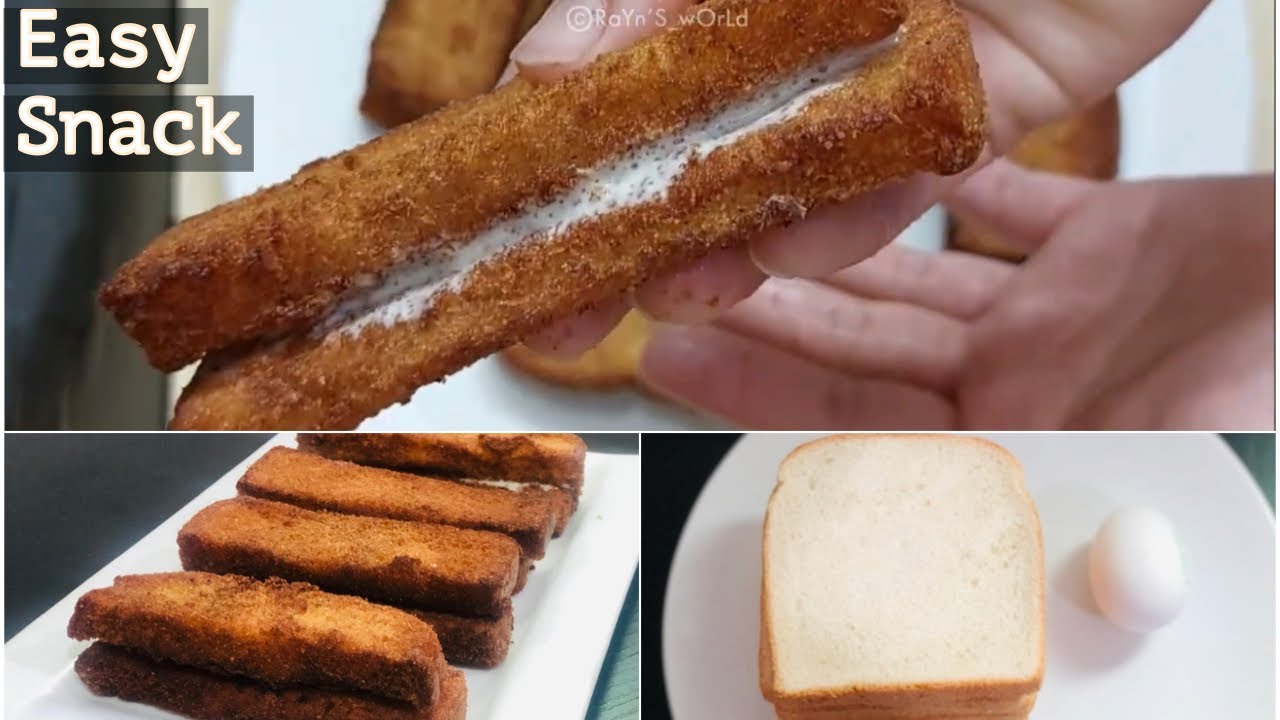 Only 1 Bread & 1 Egg | Quick Evening Snack Recipe | Bread Instantly And ...