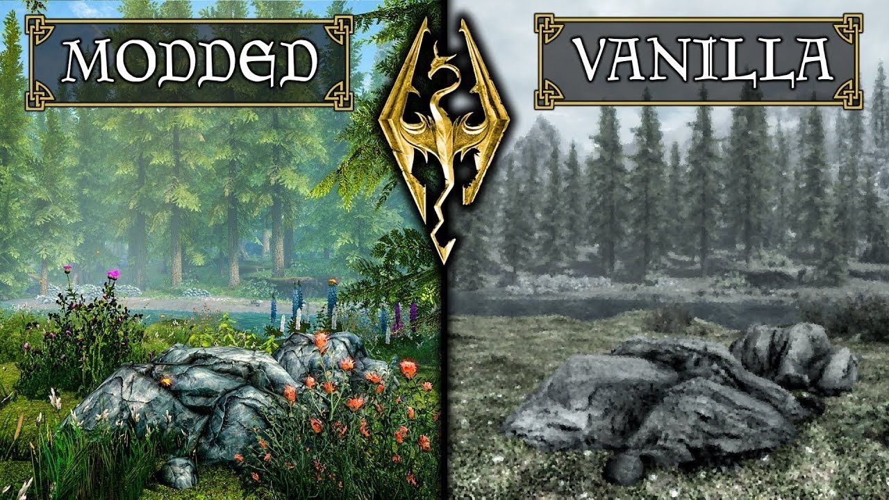 Skyrim ULTIMATE Next Gen Graphics Overhaul Full Mod List Showcase ...