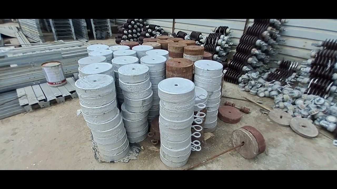 OHE ITEM for Railway electrification - YouTube