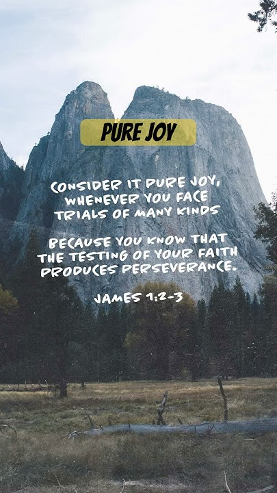 Pure Joy - “CONSIDER IT PURE JOY”James 1:2-3. #piano #joy - YouTube