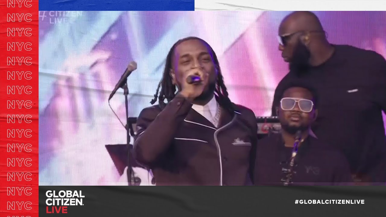 Nigerian Rapper Burna Boy Performs "Jerusalema" Live From Central Park ...
