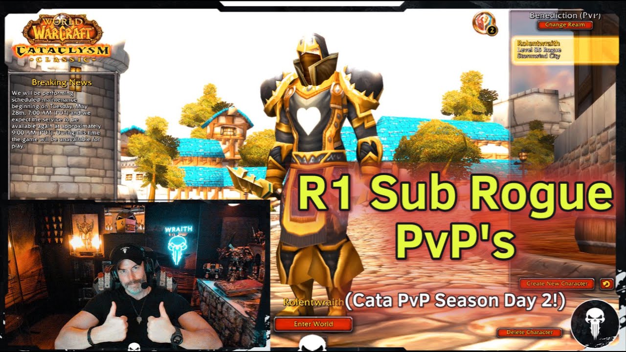 WoW Cataclysm Classic: Former R1 RBG Cata Rogue - Arena 2s 5/29/2024 ...