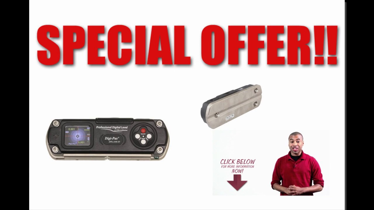 Digi Pas DWL3500XY 2 Axis Digital Master Precision Level & Inclinometer ...