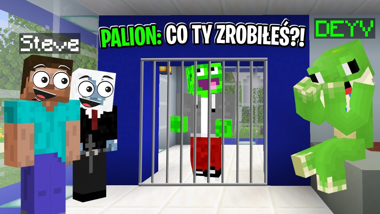 Zamknąłem PALIONA w WIĘZIENIU za KRADZIEŻ ZIELONEGO na PALIONOWIE ...