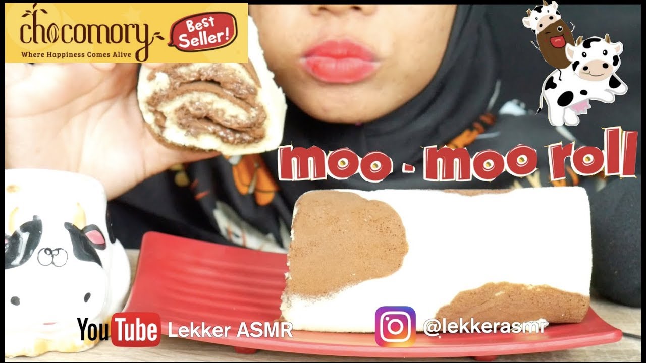 ASMR Moo-Moo Roll || Bolu Lembut || Cimory || ASMR Indonesia - YouTube