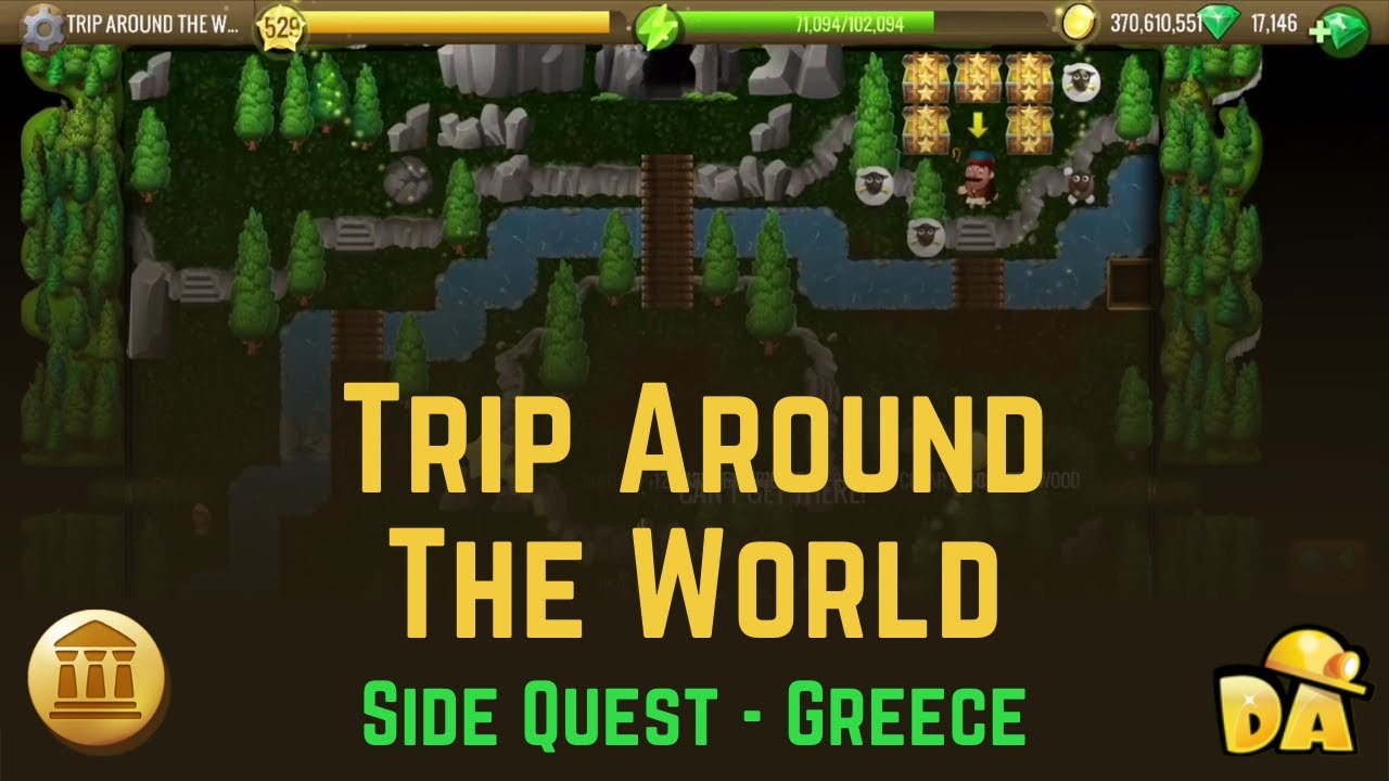 Trip Around the World - Greece Side Quest - Diggy's Adventure - YouTube