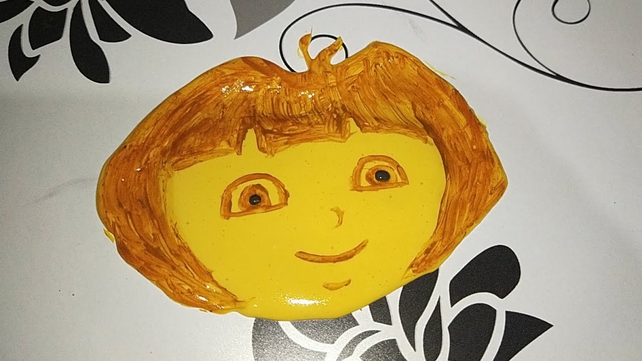 how to make Dora slime// diy Dora slime // dora slime making video ...