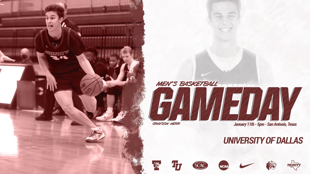 220111 NCAA Men's Basketball - Trinity University vs Dallas - YouTube