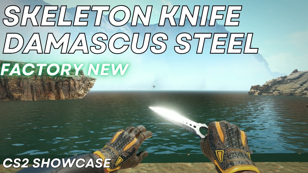 Skeleton Knife Damascus Steel | CS2 Skin Showcase #1739 - YouTube