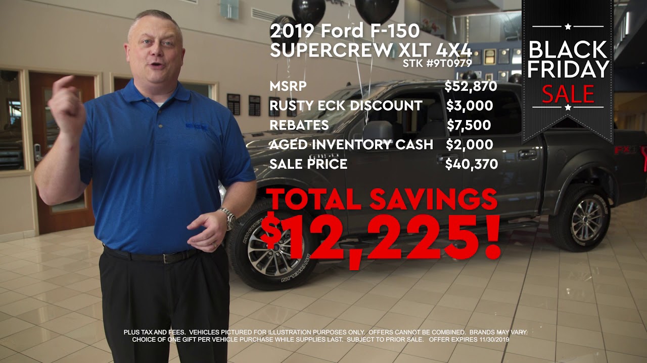Rusty Eck 2019 Ford Trucks Black Friday Sale Wichita New Ford Trucks on ...