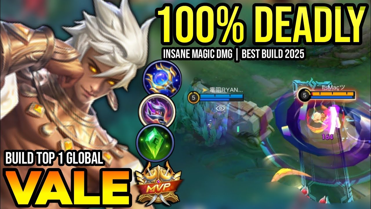 VALE BEST BUILD 2025 | BUILD TOP 1 GLOBAL VALE GAMEPLAY | MOBILE ...